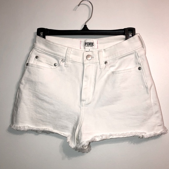PINK Victoria's Secret | Shorts | Pink By Victorias Secret Size 2 White ...